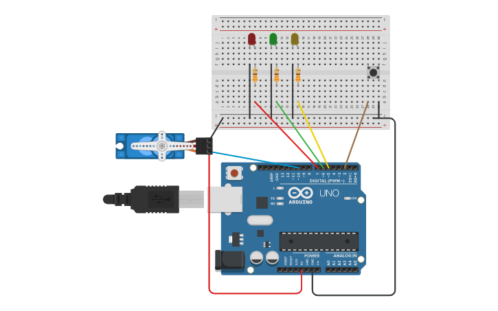 Circuit design String Com - Tinkercad
