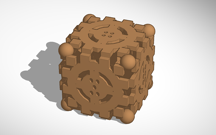 3D design dice - Tinkercad