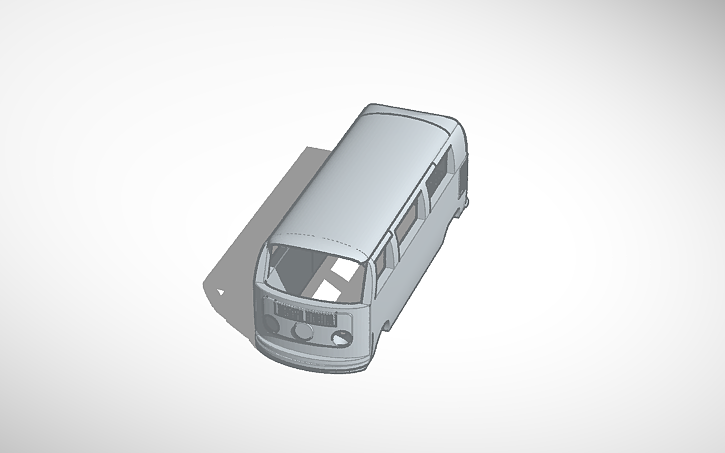 3D design Vw bus - Tinkercad