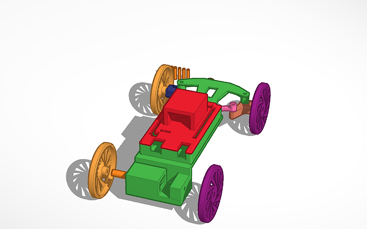3D design RC car - Tinkercad