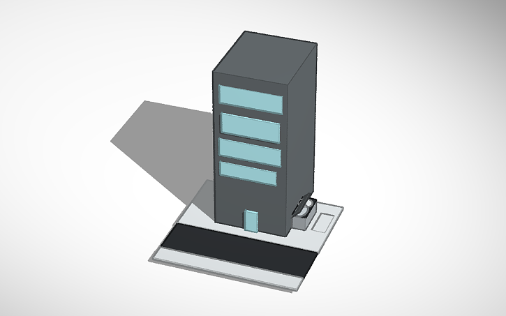 3D design Building - Tinkercad