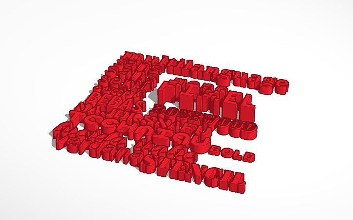 3D design DUAL WORD ILLUSION REQUEST PAGE! | Tinkercad