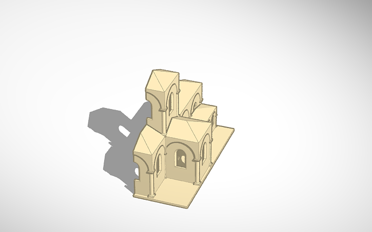 3D design église church innovspace - Tinkercad