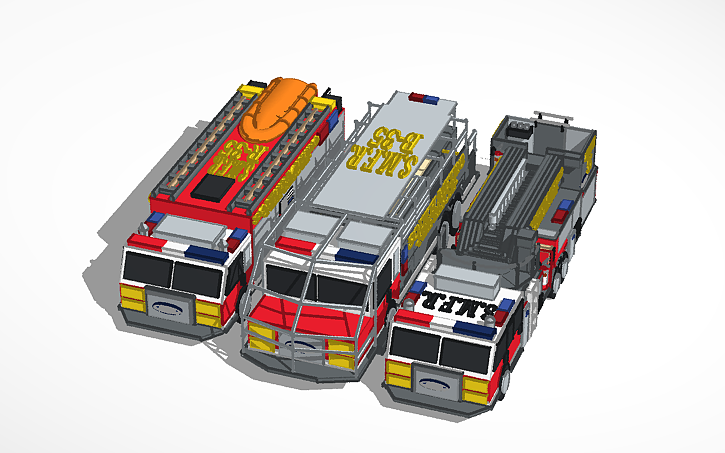 3D design SOUTH METRO FIRE RESCUE - Tinkercad