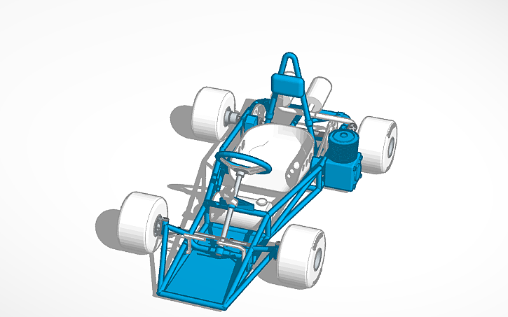 3D design Go Kart - Tinkercad