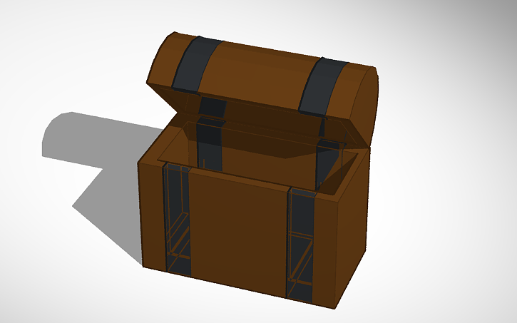 3D design Treasure Chest | Tinkercad