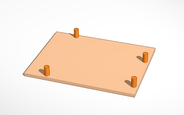 3D design Arduino Uno Baseplate - Tinkercad