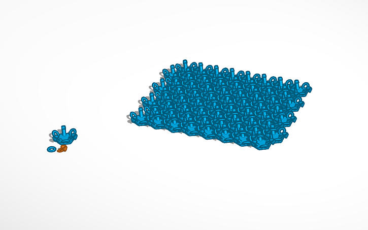 3D design Hexagon chainmail | Tinkercad