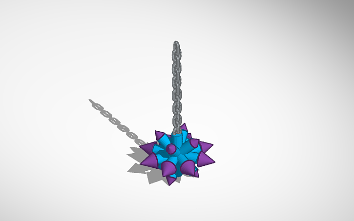 3D design spiker - Tinkercad