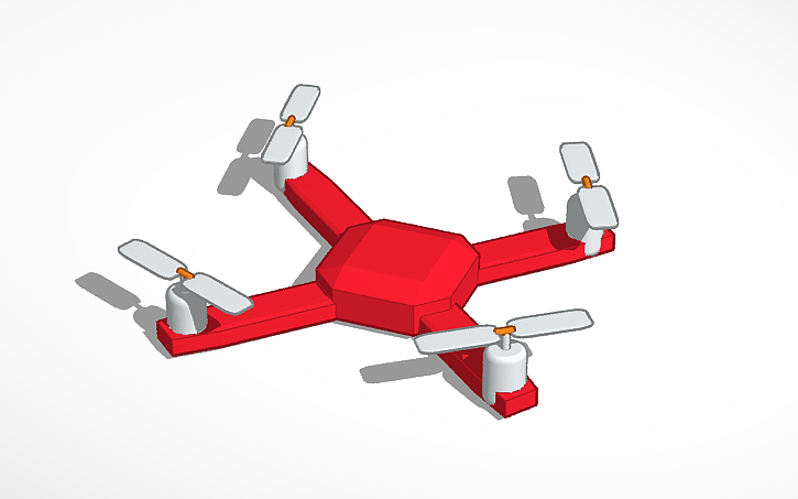 3D design drone - Tinkercad