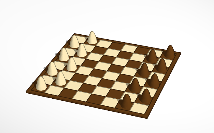 3D design Checker Board | Tinkercad