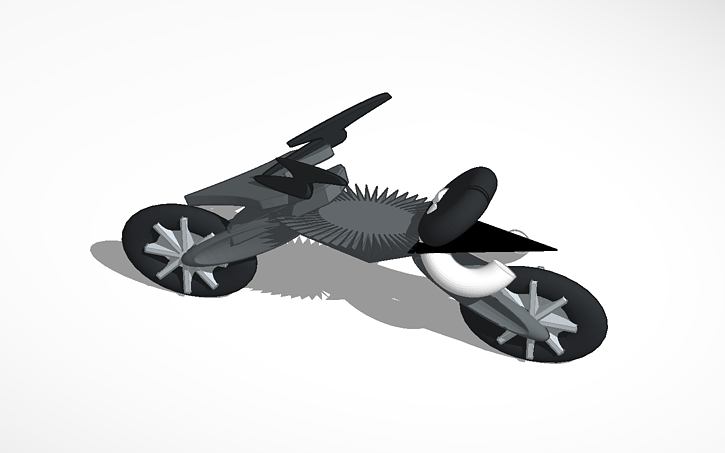 3D design motorcycle - Tinkercad