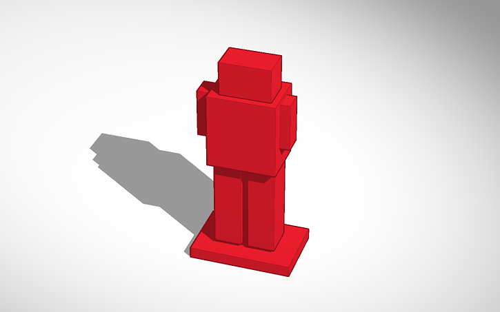 3D design Minecraft Figure. | Tinkercad