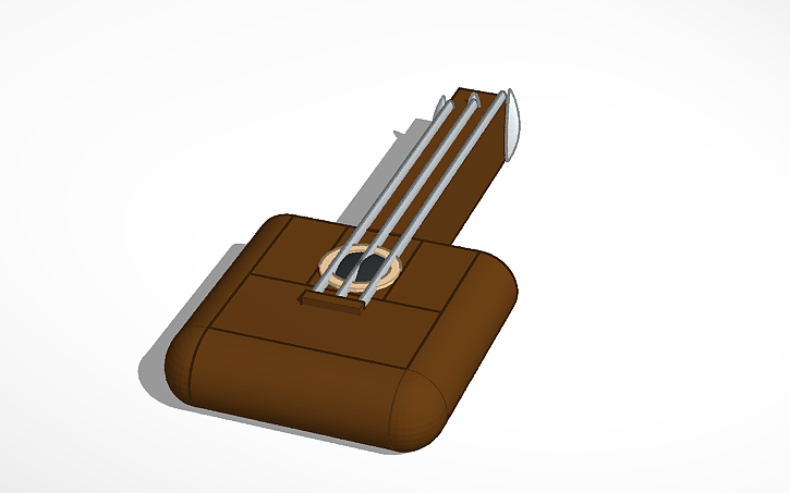 3D design guitar | Tinkercad