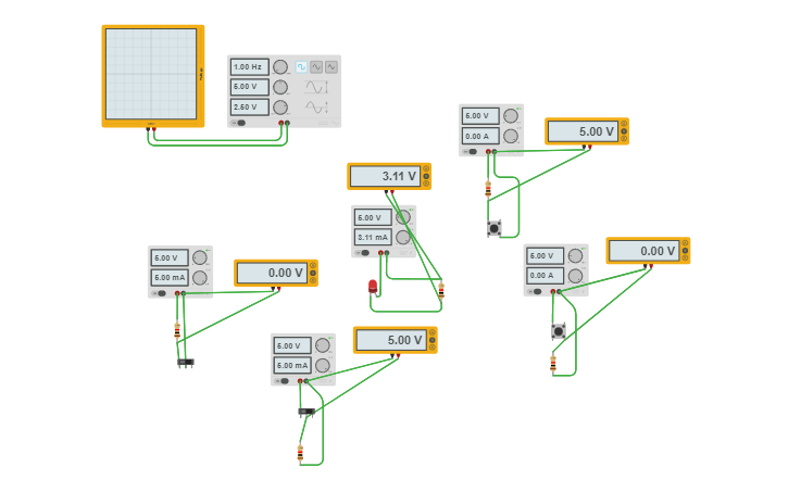 Circuit design CPE 301 Lab 1 | Tinkercad