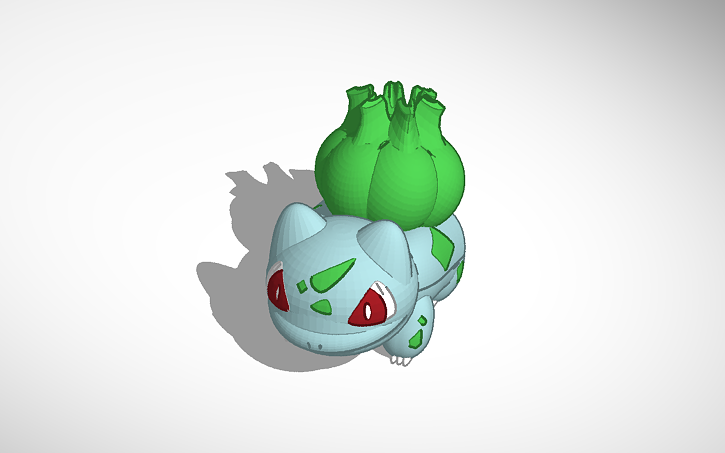 3D design Bulbasaur Flower Pot | Tinkercad