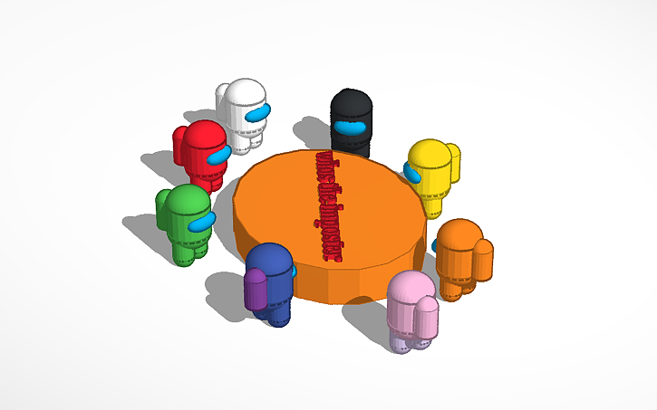 3D design among us - Tinkercad
