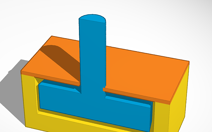 3D design Water Bearing Cross Section - Tinkercad