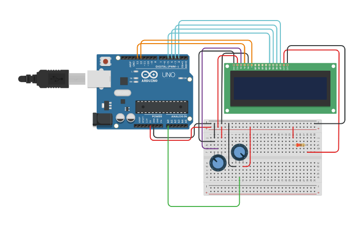Circuit design Lab-7 - Potentiometer Values - Tinkercad Circuit design Lab-7 - Potentiometer Values - Tinkercad