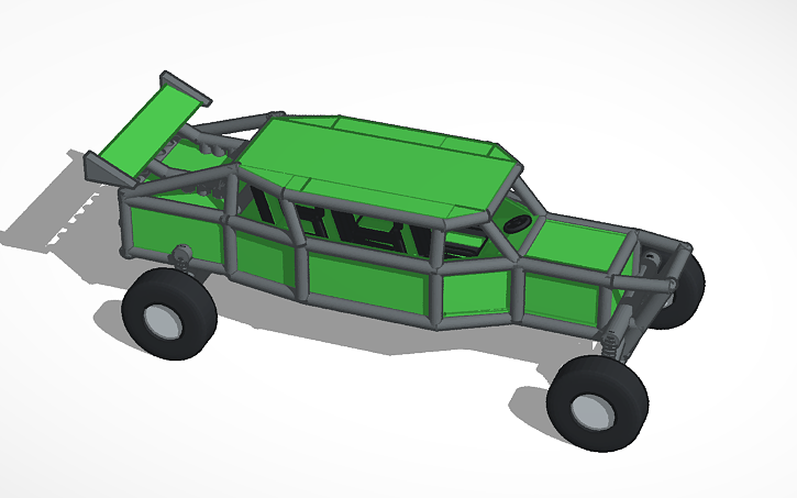 3D design dune buggy - Tinkercad