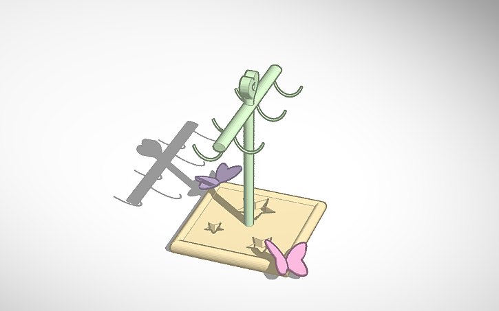 3D design Jewelry Display 💎 - Tinkercad