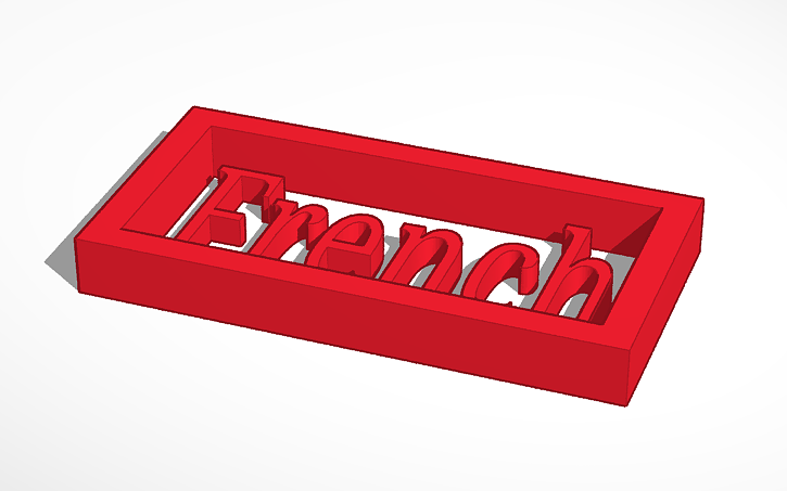 3D design French | Tinkercad