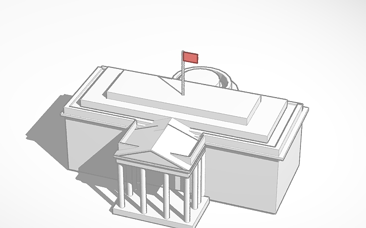 3d Design Model Stavby Tinkercad