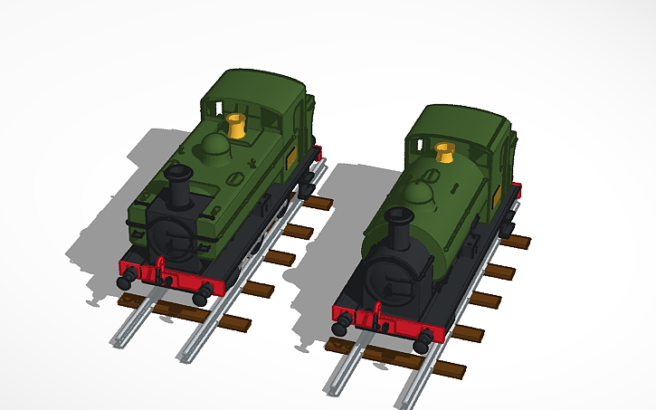 3D design GWR 13xx - Tinkercad