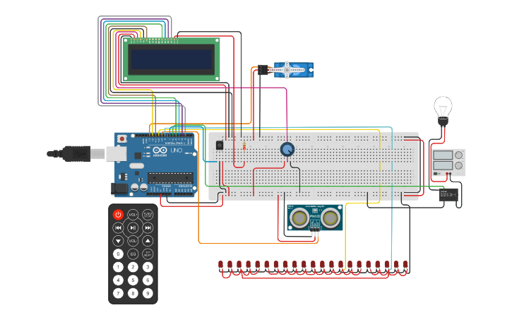 Circuit design Iot project - Tinkercad