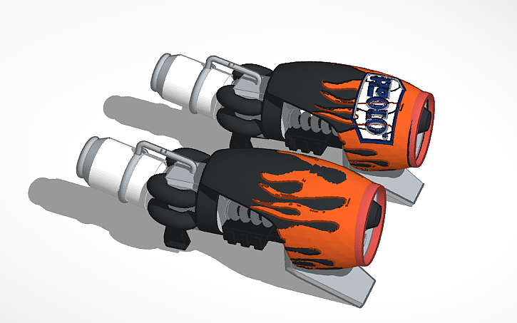 3D design Splatoon 3 Range Blaster - Tinkercad