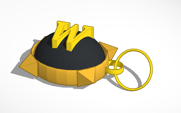 3D design WORLD OF WARCRAFT keychain | Tinkercad