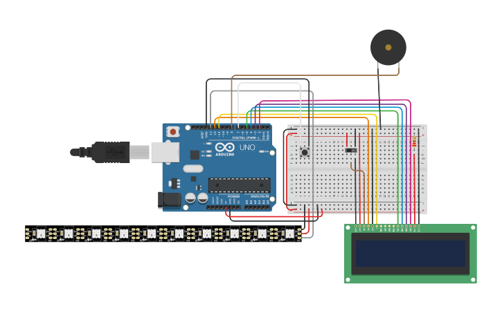 Circuit design Traffic Light Simulation - G1 | Tinkercad