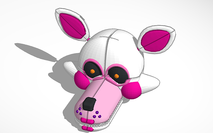 3D design Funtime Foxy - Tinkercad