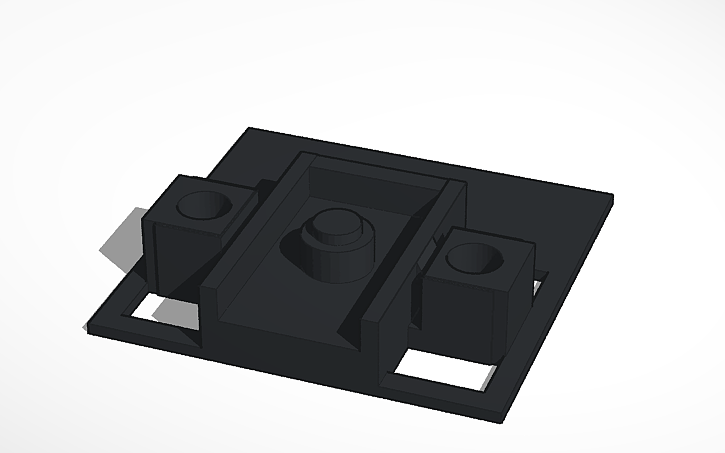 3D design Coupler box Athearn screws (N scale) - Tinkercad