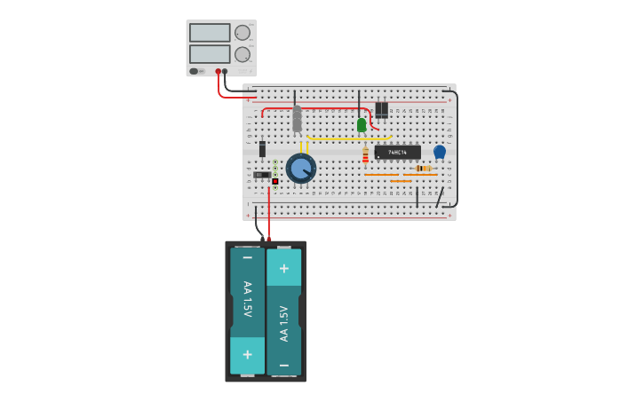 Circuit design Lampada Emergencia 1 - Tinkercad