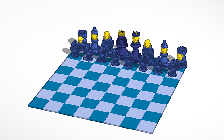 3d Design Dweck Chess Tinkercad