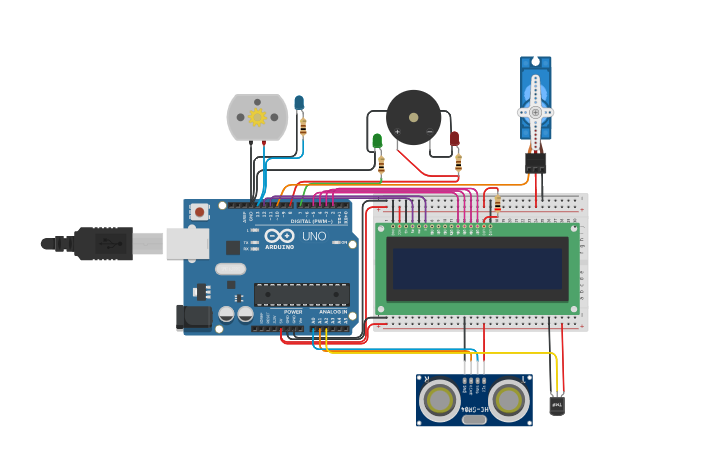Circuit design Activity 9: Final Application Project - Tinkercad