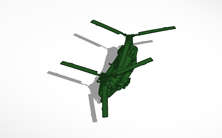 3D design Chinook - Tinkercad