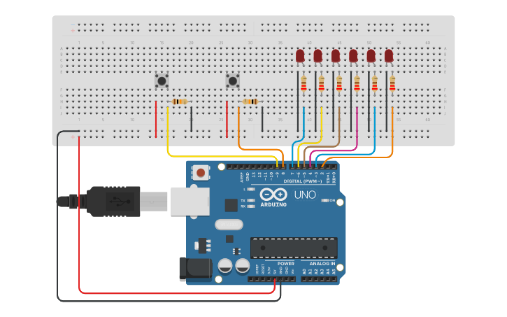 Circuit design Montaje 5: Modificación Proyecto 1 Actividad 3 con ...