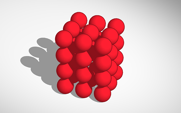 3D design Particles of Solids - Tinkercad