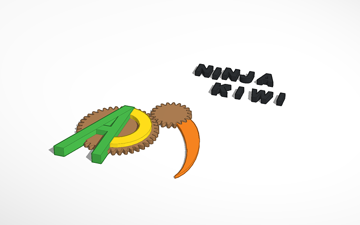 3D design NINJA KIWI LOL | Tinkercad