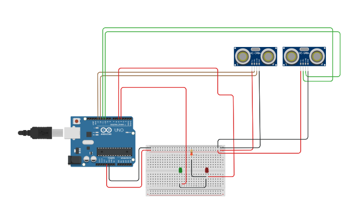 Circuit design Threat detection system | Tinkercad