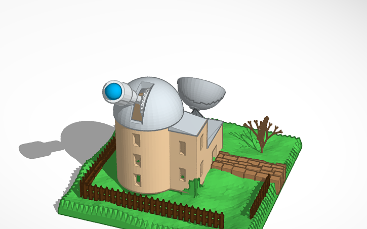3D design Observatory - Tinkercad