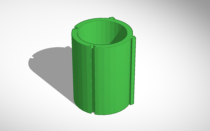 3D design cylinder project2 - Tinkercad