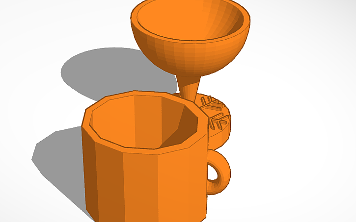 3D design CUP AND CUP XDDDD | Tinkercad