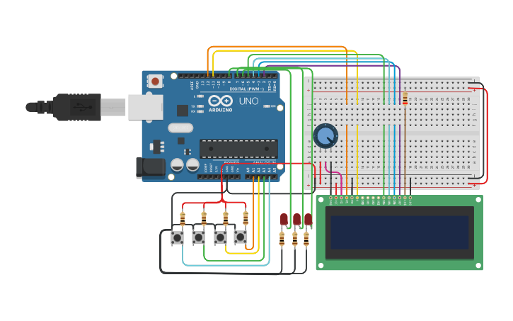 Circuit design Example 3 - Tinkercad
