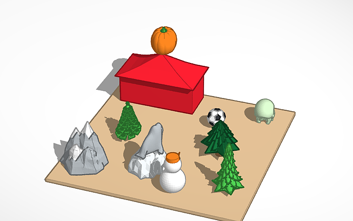 3D design emerson's simple House | Tinkercad