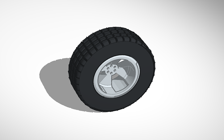3D design wheel - Tinkercad