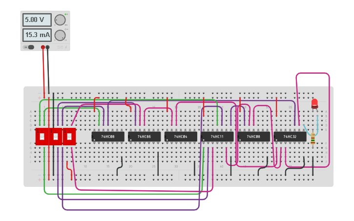 Circuit design Circuito 1 | Tinkercad