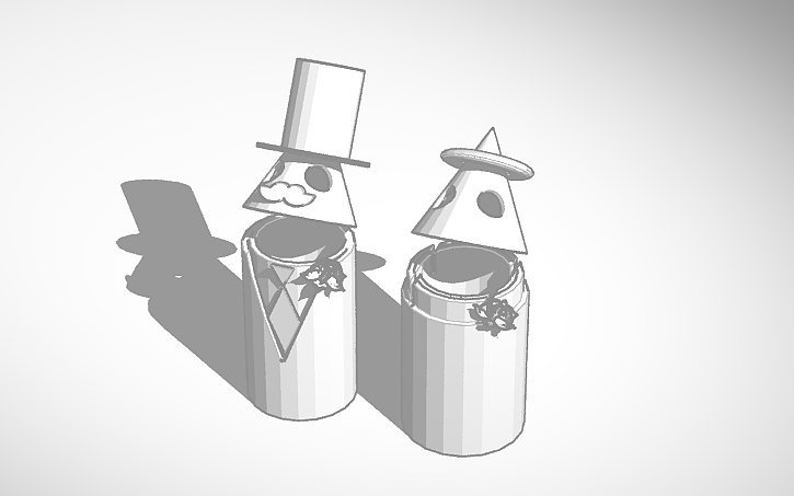 3D design A Wedding :) | Tinkercad